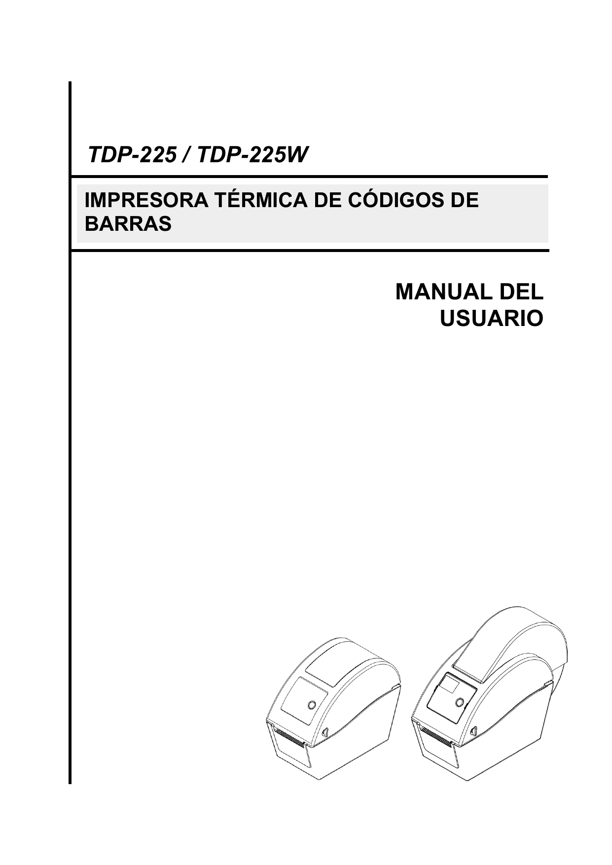 TSC TDP-225 Series Manual de usuario | Manualzz