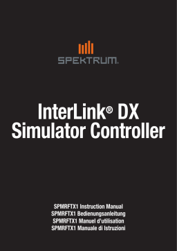 Spektrum InterLink DX Simulator Controller - instruction manual, Manual