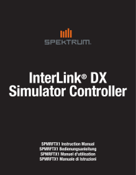Spektrum InterLink DX Simulator Controller - instruction manual, Manual