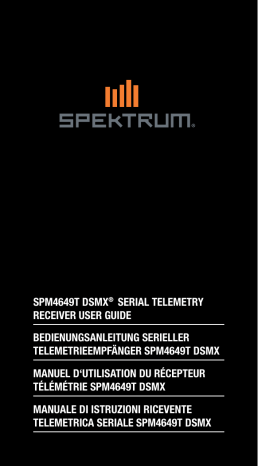 Spektrum Quad Race Serial Receiver User guide | Manualzz