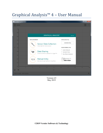 Vernier Graphical Analysis 4 Manual | Manualzz