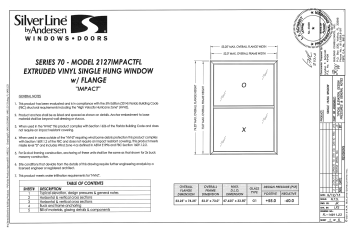 American Craftsman 70 SHFL 52 in. x 37.25 in. 70 Series Single Hung ...