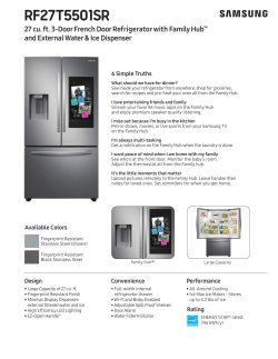 Samsung RF27T5501SR - Specification, User guide, User manual | manualzz.com