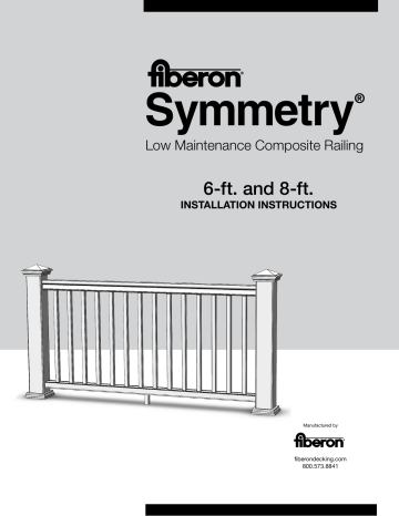 Fiberon POST SLV KIT 39 S SB 4-in x 4-in Symmetry Railing Simply Brown ...
