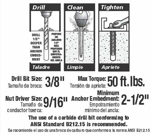 Tapcon 11413 Installation guide | Manualzz