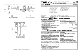 Tork DTU40 - User guide, Operating instructions, Instructions