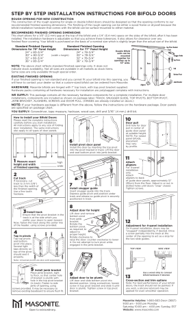 Masonite 1965466 Primed White Smooth 2 Panel Hollow Core Molded Bi-Fold ...