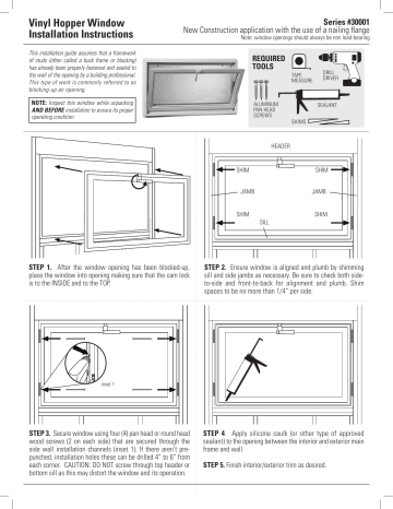 Installing A Basement Hopper Window - Openbasement