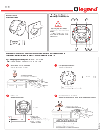 Legrand inox Mode d'emploi | Manualzz