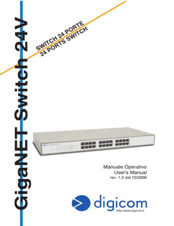 Digicom Giganet Switch 16V User Manual | Manualzz