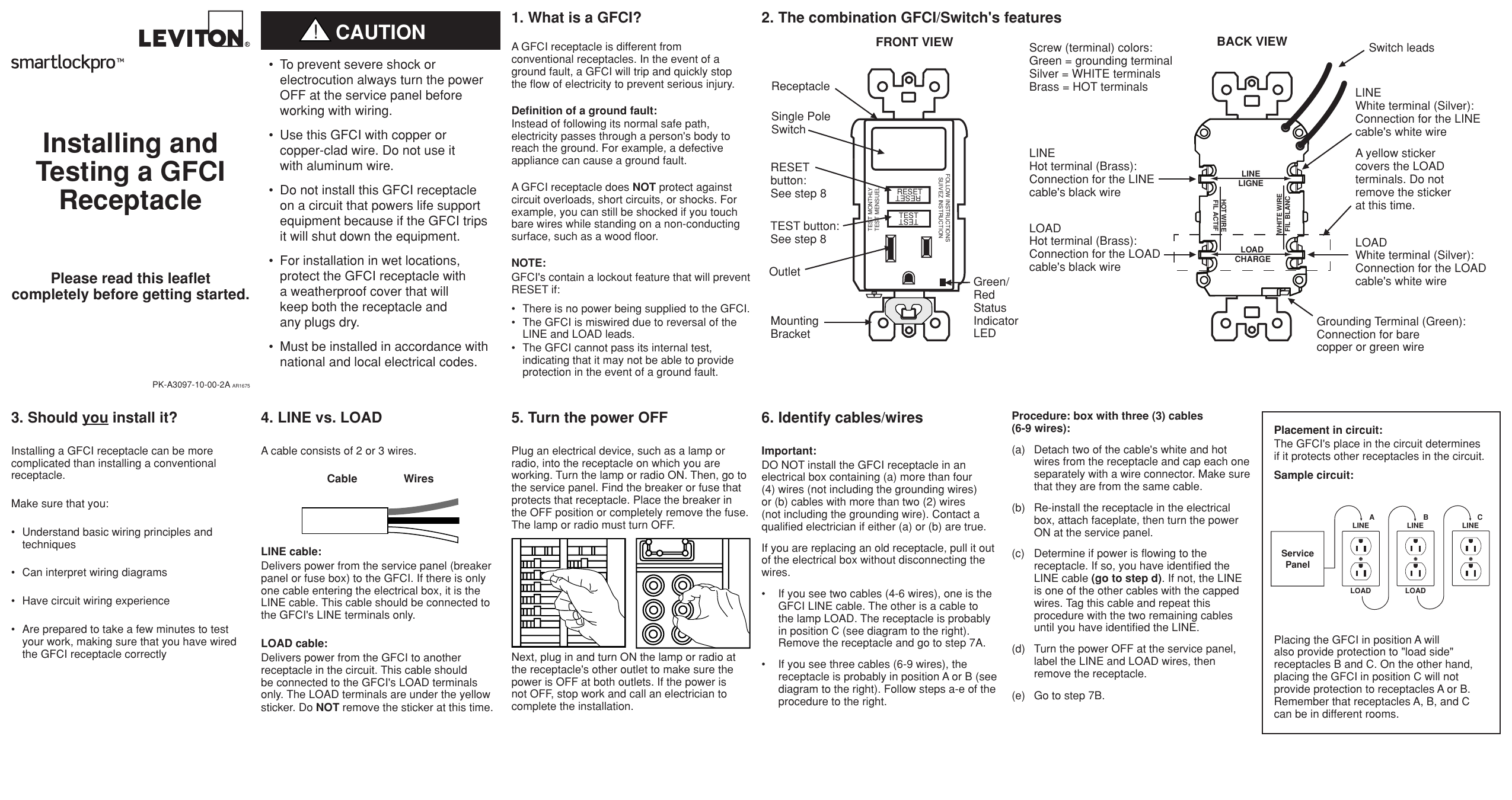 Leviton 20 Amp Gfci Wiring Diagram - Wiring Diagram