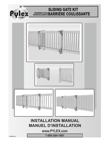 Pylex 11052 Sliding Gate Hardware Kit Installation Guide | Manualzz