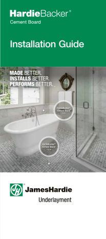 James Hardie 220022 HardieBacker 3 ft. x 5 ft. x 1/4 in. Cement ...