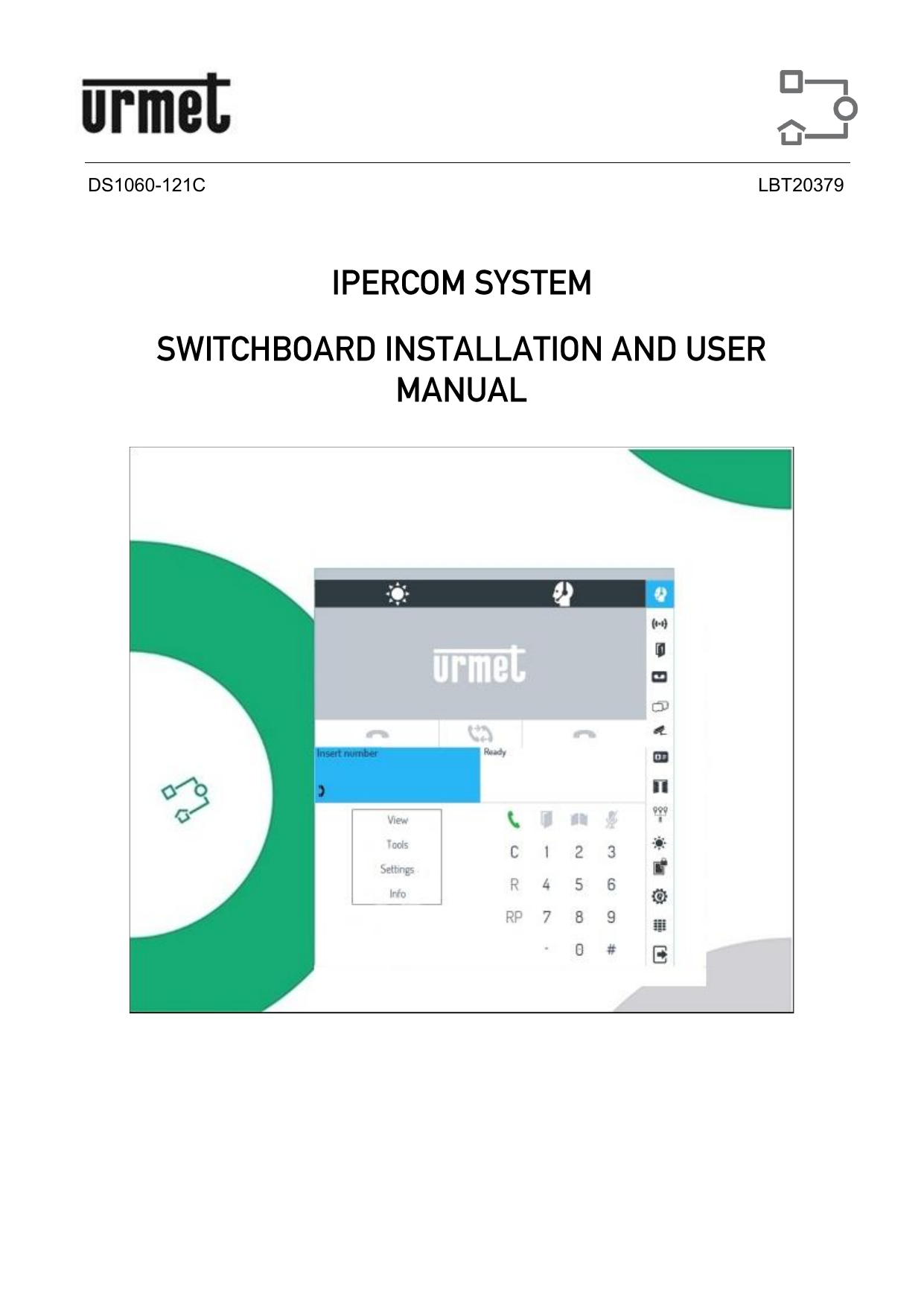 Urmet Domus LBT20379 GB - Ipercom system Technical Manual | Manualzz