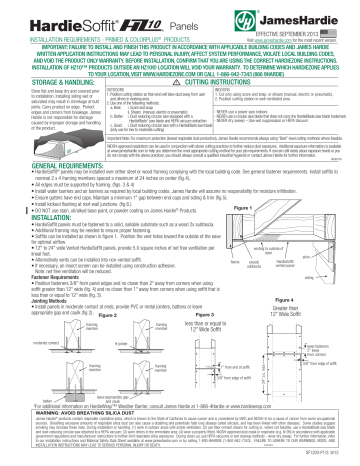 James Hardie 217534 HardieSoffit HZ10 1/4 in. x 16 in. x 144 in. Fiber ...