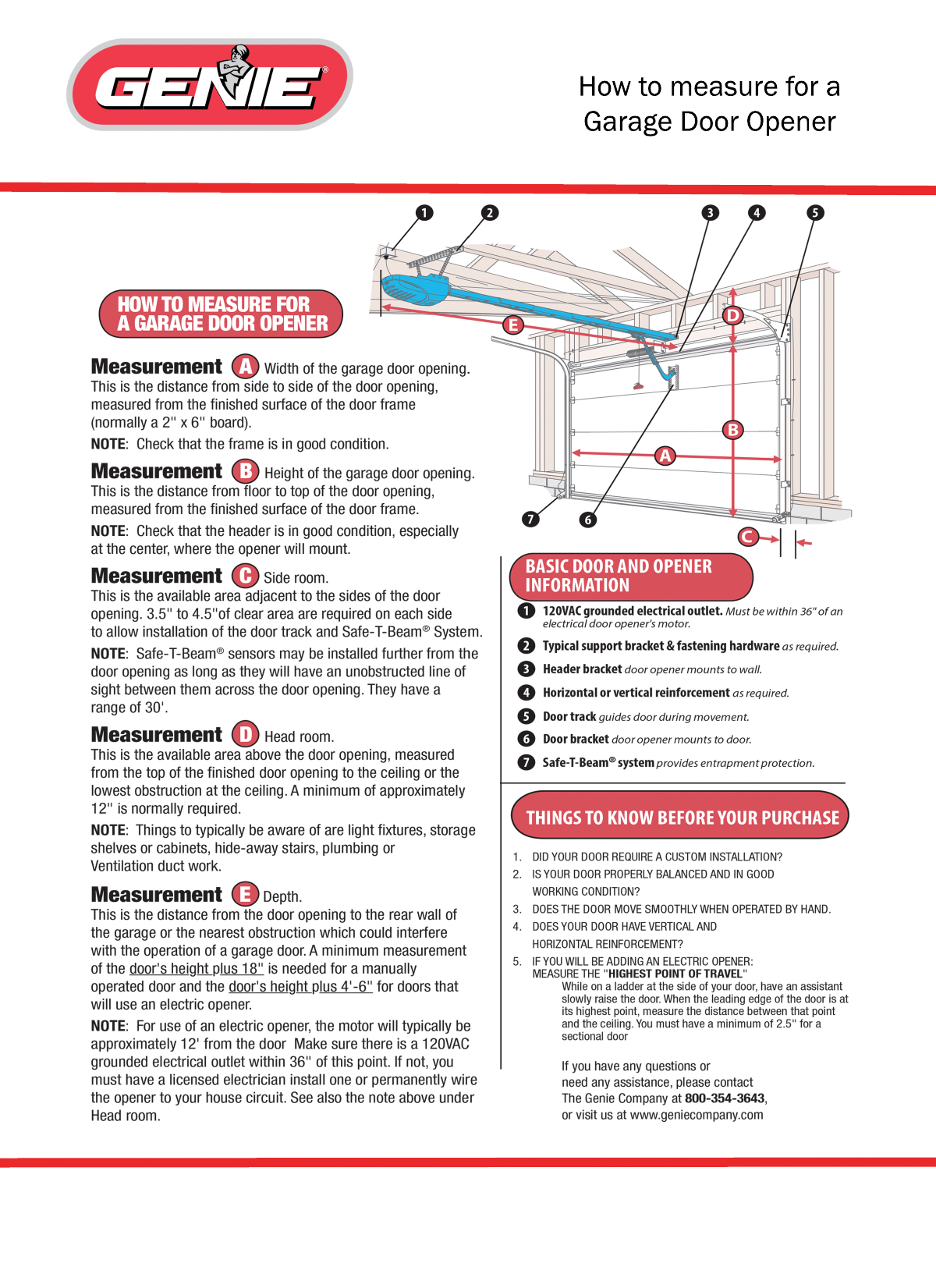 Genie Safe T Beam Installation Instructions - Home Design Ideas