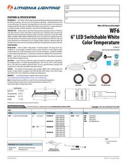 Lithonia Lighting WF6 LED 30K40K50K 90CRI MW M6 - Installation ...