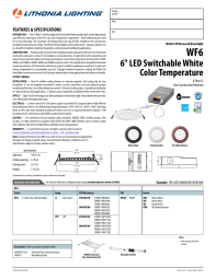 Lithonia Lighting WF6 LED 30K40K50K 90CRI MW M6 - User Guide ...