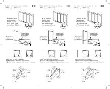 Prime-Line B 683 Screen Door Roller Assembly Mode d'emploi | Manualzz