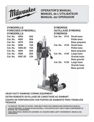 Milwaukee dymodrill 4090 store