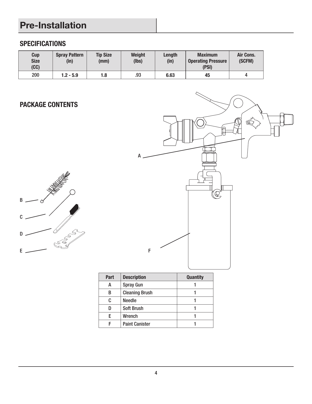 Husky H4910DSG Specification | Manualzz