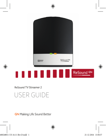 Resound Tv Streamer 2 Manual
