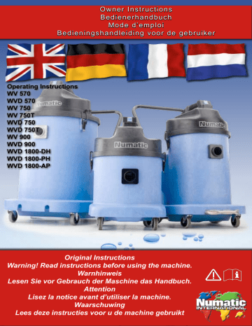 Numatic WVD900 Owner Instructions | Manualzz