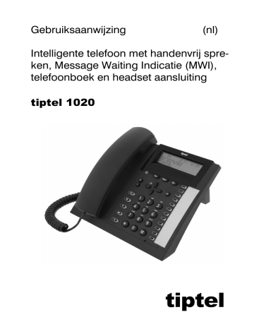 Tiptel 1020 Handleiding | Manualzz