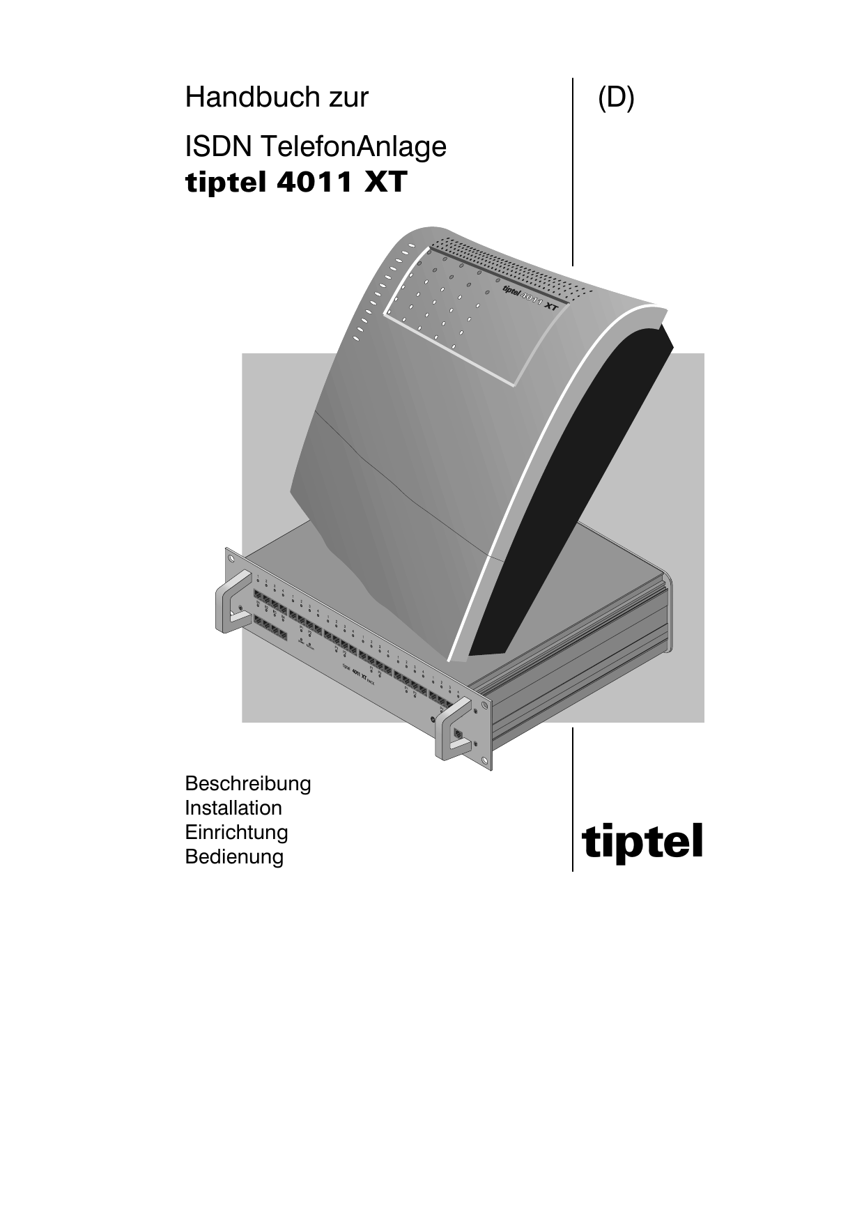 Tiptel 4011 XT Benutzerhandbuch | Manualzz