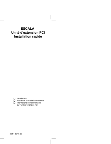 Bull Escala - PCI Expansion Drawer Guide d'installation | Manualzz