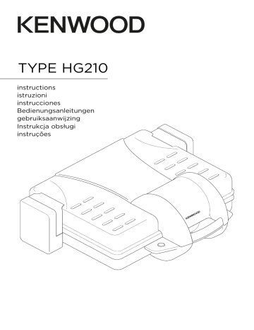 Kenwood HG2100 Grill Bedienungsanleitung | Manualzz