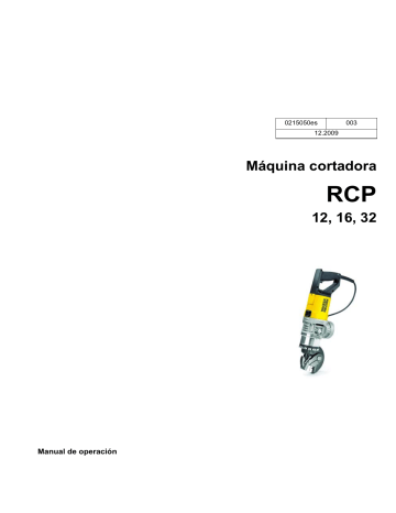 Wacker Neuson RCP-32/115 Rebar Tier Manual de usuario | Manualzz