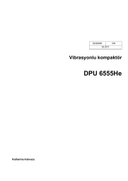 Wacker Neuson DPU 6555He - Operator's manual, Parts Manual, Operating manual