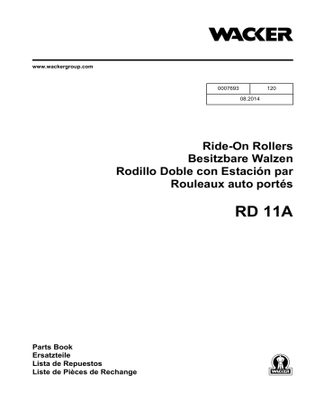 Wacker Neuson RD11A Parts Manual | Manualzz