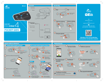 Cardo Systems Freecom 4 Handleiding | Manualzz