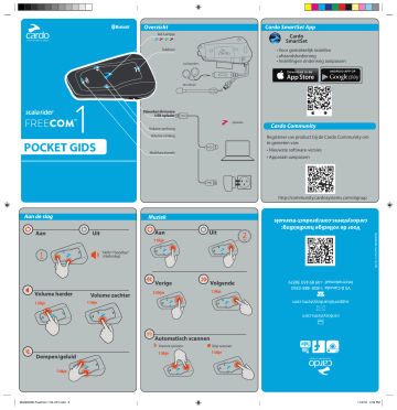 Cardo Systems Freecom 1 Handleiding | Manualzz