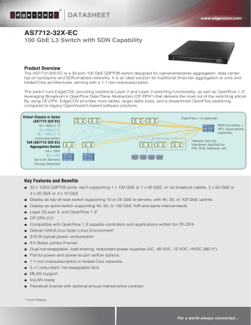Edge-Core AS7712-32X-EC L3 Switch Datasheet | Manualzz