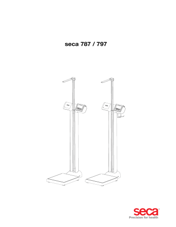 seca 797 EMR validated column scale Manual | Manualzz