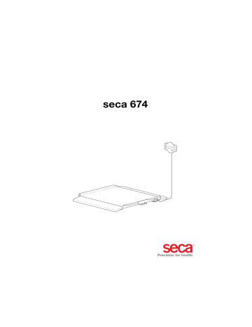 seca 674 EMR ready electronic platform scale Manual | Manualzz