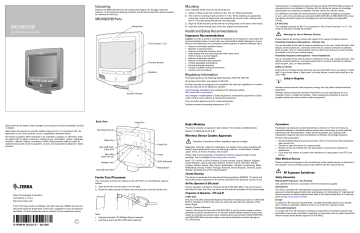 Zebra MK3100/3190 Quick Reference Guide | Manualzz