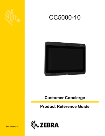 Zebra CC5000-10 Product Reference Guide | Manualzz