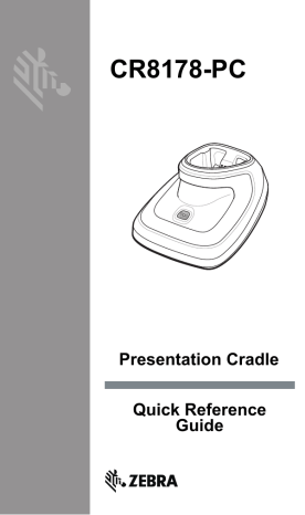 Zebra CR8178-PC Quick Reference Guide | Manualzz