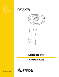 Zebra DS2278 - Quick start Guide, Reference guide, User Guide