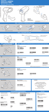Zebra DS3578 Skrócona instrukcja obsługi | Manualzz