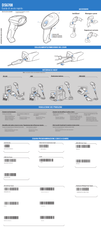 Zebra DS6708 Guida Rapida | Manualzz