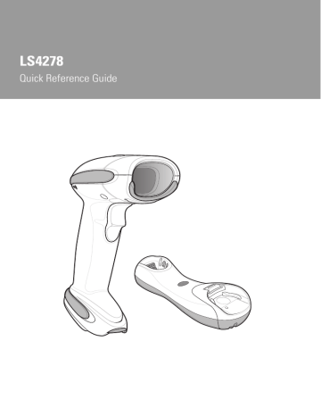 Zebra LS4278 Quick Reference Guide | Manualzz