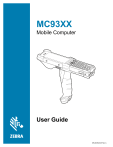 Zebra MC93XX User Guide | Manualzz