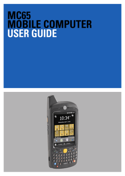 Zebra MC65 - User Guide, Owner's manual, Quick start Guide
