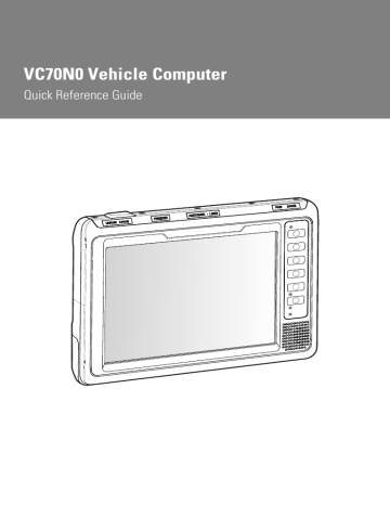 Zebra VC70 Quick Reference Guide | Manualzz