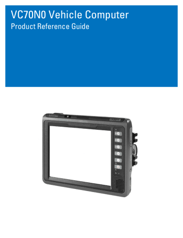 Zebra VC70 Product Reference Guide | Manualzz